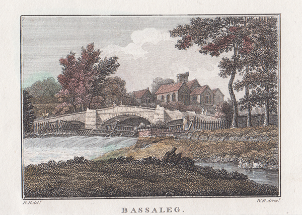 Bassaleg antique Print 